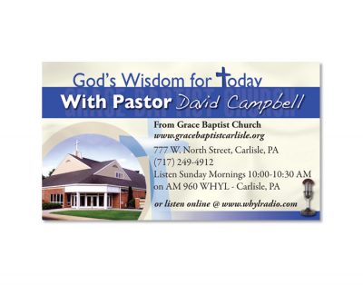 God's Wisdom for Today Business Card Design | MAC Design